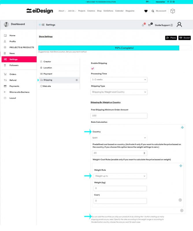 GUIDE SUPPORT – eiDesign